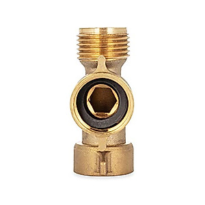 Camco 65503 Replacement Forged Tee for Boat Winterizer - Replacement Part Boat Winterizer Kit (65501) - Aids in Quick and Efficient Winterization for Inboard/Outboard Marine Engines