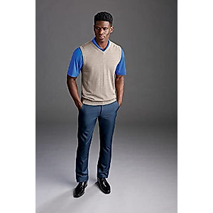 Cutter & Buck Forge Stretch Mens Big & Tall Polo, Black, XLT