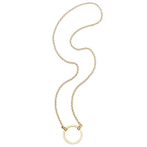 LA LOOP The Camilla Luxury Fashion Eye Glasses Necklace Satin Gold Chain Men Women Sunglass Retainer Eyeglass Holder Travel