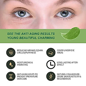 Under Eye Mask,Collagen Eye Mask,Seaweed Eye Mask,Firming Eye Mask, Eye Gel Treatment Masks for Puffy Eyes, Eye Pads for,Under Eye Bags, Anti Wrinkle, Moisturizing Improves Elasticity 30 Pairs