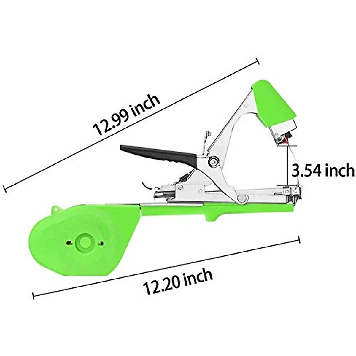 Plant Tying Machine, Plant Tying Gardening Tape Tool with 10 Rolls of Tapes and a Box of Staple for Vegetable, Grape, Tomato, Cucumber, and Flower