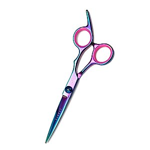 FARRAY 6.5" Professional Hair Cutting Scissors - Japanese Stainless Steel Barber Shears for Salon, Home, All Ages - Ergonomic Handle & Sharp Blades (Aurora color)