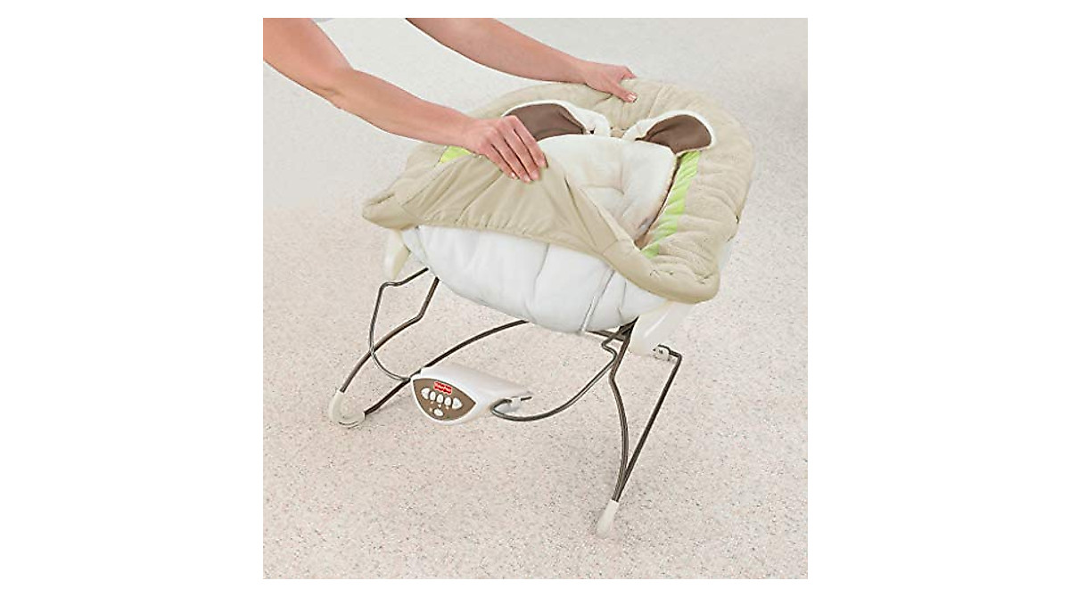 Fisher-Price My Little Snugabunny Deluxe Bouncer - Soothing Baby Seat