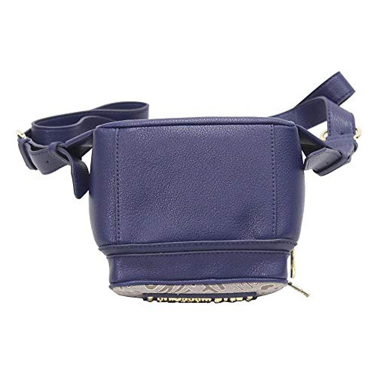 Love Moschino Women's Logo Print Blue Backpack Bag