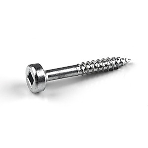 Kreg SPS-F1-1200 Zinc Pocket Screws, 1 Inch #6 Fine Thread, Pan Head (1200 Count)