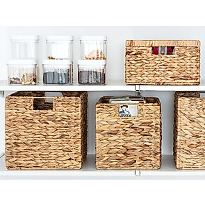 StorageWorks Water Hyacinth Storage Baskets