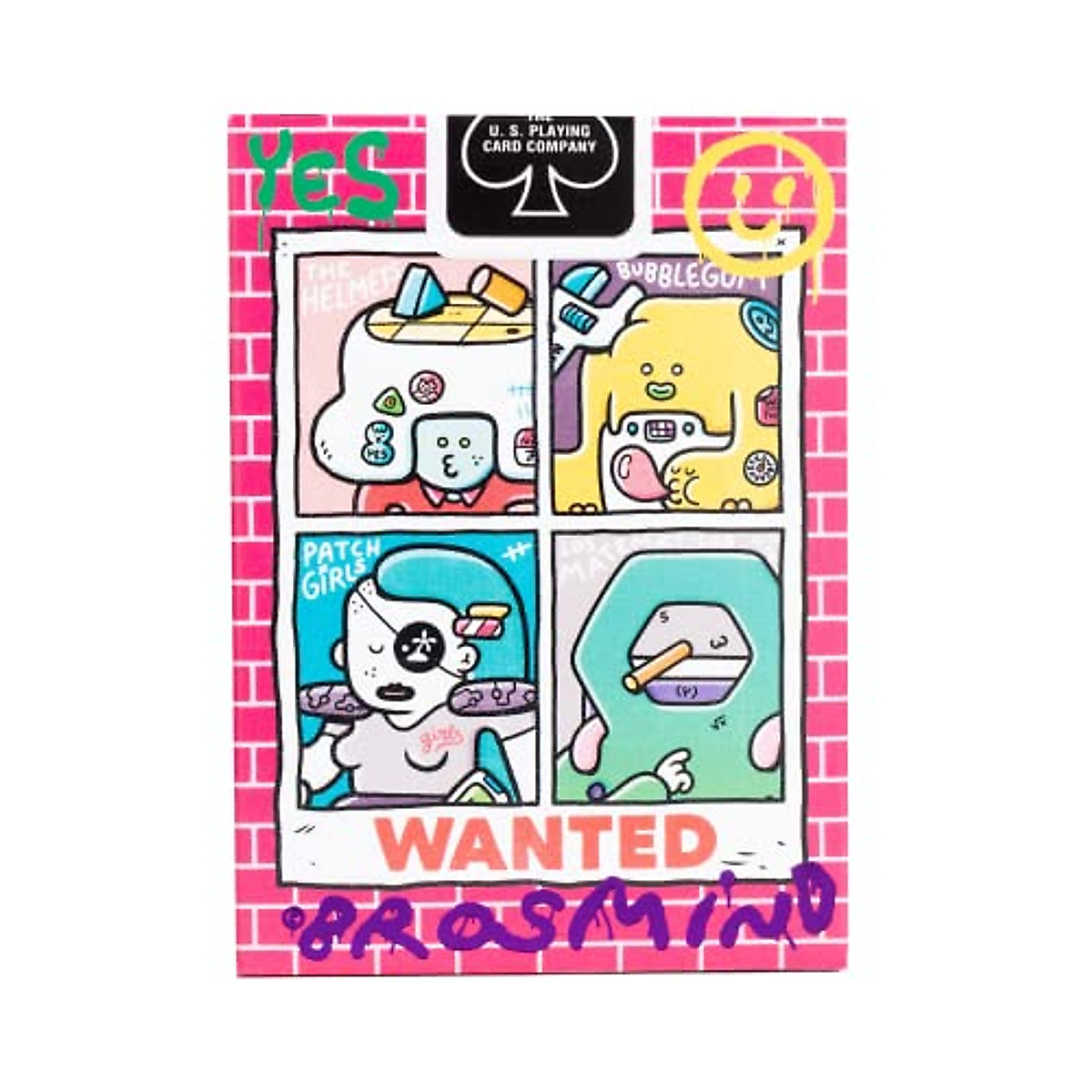 Bicycle Brosmind Four Gangs Playing Cards, Yellow