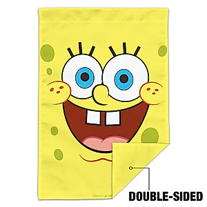 SpongeBob Goofy Smile Face Garden Yard Flag