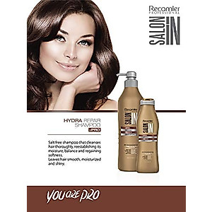 RECAMIER 34028 Professional Salon In Residue and Salt Free Antidandruff Brightening Argan Oil Shampoo