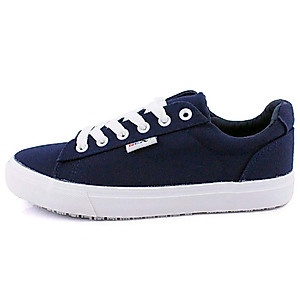 Laforst Next Gen Footwear Women's Christy 3327 Slip Resistant Sneaker, Navy, 9