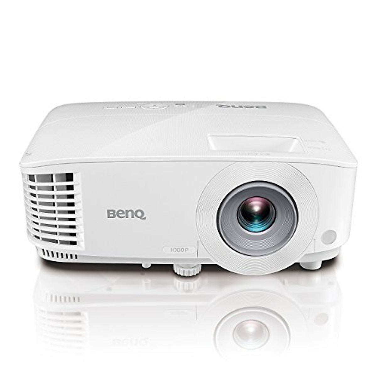 BenQ MH733 1080P DLP Business Projector, 4000 Lumens, 3D, HDMI, USB Reader, 10W Speaker, LAN Control, 100” @8.2ft, 1.3X Zoom (Renewed)