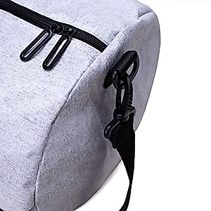 Jadyn 19” Barrel Womens Duffel/Gym/Weekender Bag (Heather Gray)