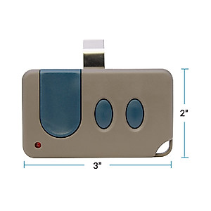 Garage2Go Garage Door Remote Replacement for Sears Craftsman (139.53681) 971LM (Red Learn Button) (2 Pack)