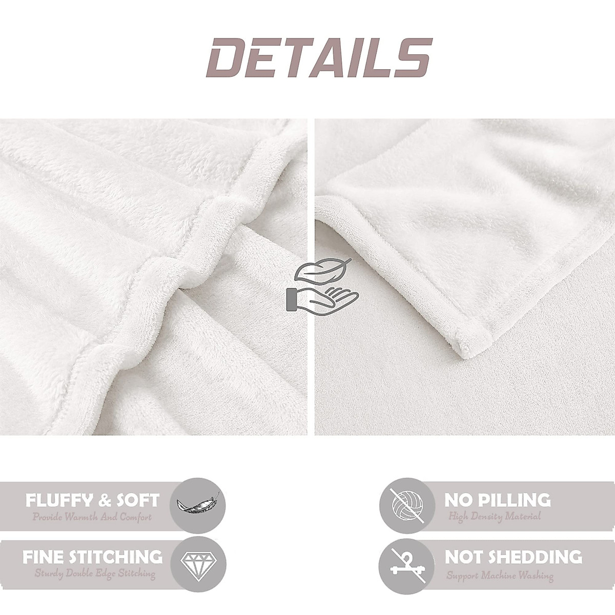 Bird Blanket Birds Gift for Kids,Easily Distracted by Birds Print Blankets,Soft Flannel Bed Throws Lightweight Cozy Fluffy Plush Decorative Quilts,50 x 40 in S Size