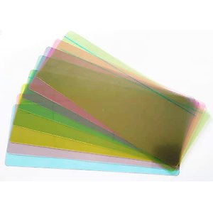 16 pcs Guided Reading Highlight Strips Colored Overlay Reading Bookmark with line