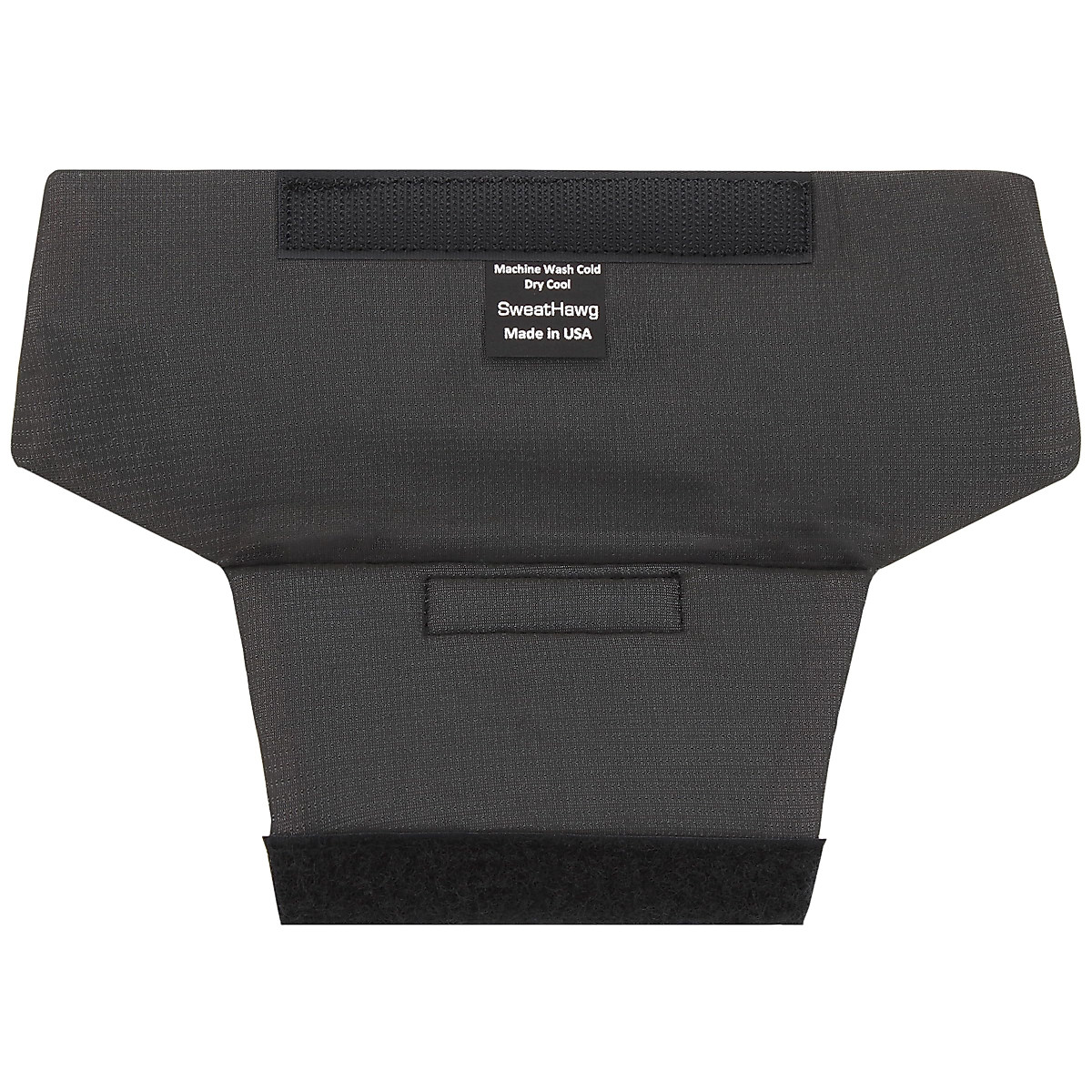 SweatHawg Hard Hat Sweatband - Highly Absorbent Aggressively Wicking Sweat Band - No Sweat, No Drips. Reusable, Wear, Wash, Repeat - Wide 2” Brow Strap (Charcoal Black)