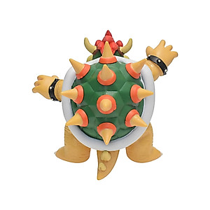 RGVV Yellow Bowser Action Figure The King of The Dark Kingdom Can Breathe Fire in The Movie 4"