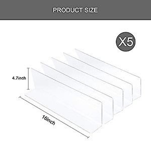 World Backyard Toy Blockers for Furniture - Clear Thin PVC Gap Bumper Under Couch, Sofa, Bed, Cabinet to Stop Small Things Going into. (Large 4.7'' High)