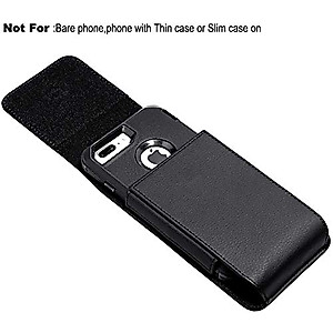 Yuzihan Holster for iPhone 14 Pro Max,13 Pro Max ,12 Pro Max ,11 Pro Max ,XS Max, 8 Plus, 7 Plus, 6S Plus Belt Holster Fit with Thick Defender Case Hybrid Armor Case Battery Case On