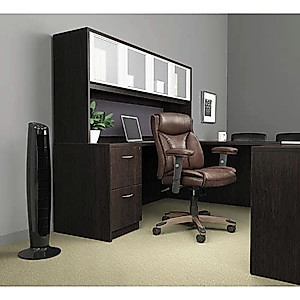 Alera Valencia Series Straight Front Desk Shell, 71" x 35.5" x 29.63", Espresso