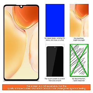 OLED Screen for Huawei P30 Screen Replacement for ELE-L29 LCD Screen ELE-L09,ELE-AL00,ELE-TL00,ELE-L04 Touch Display Digitizer Assembly Repair Parts（with Figerprint Function）