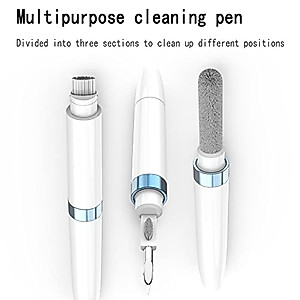 Earbuds Cleaning Pen 4 in 1 Multi-Function Airpod Cleaner Kit Soft Brush for Earphones Charging Box Accessories, Computer, Camera and Mobile Phone