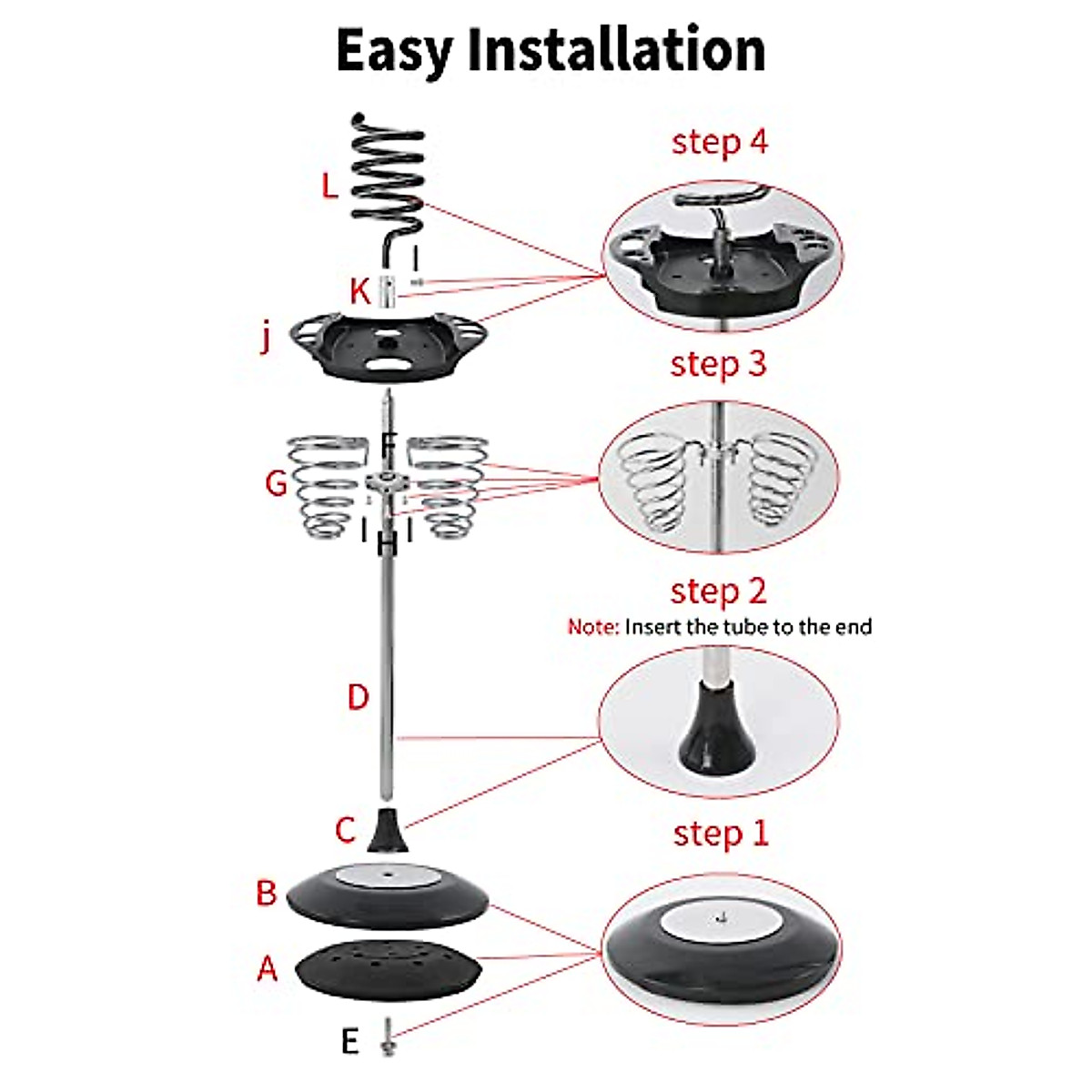 Hair Dryer Stand,Twisty Style Acrylic Top Holder,Hair Styling Appliances with Tray Two Spiral Holders and Heavy Base for Hair Dryer,Flat Iron,Curling Stick,Hair Straightener,Brush (crystal)