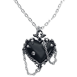 Alchemy of England Witches Heart Pendant, Silver