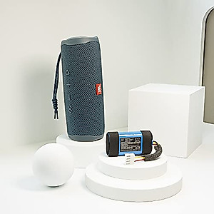 Replacement Battery for Flip 5 JBLFLIP5WHTAM Speaker, fits Part No ID1060-B 1INR19/66-2 6800mAh