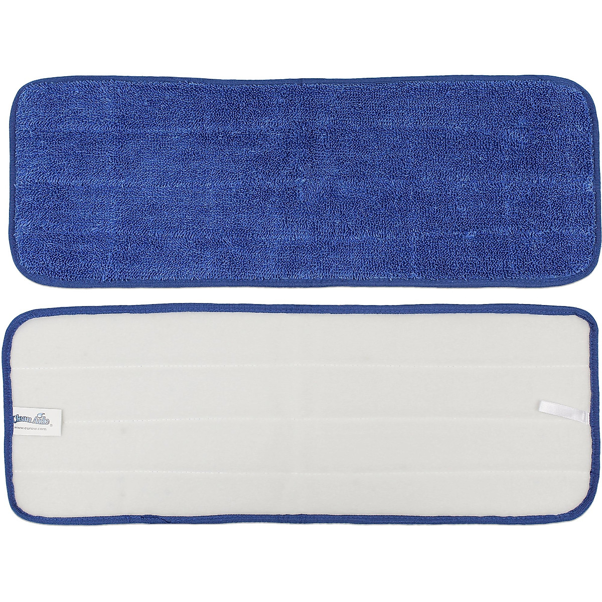 CleanAide All Purpose Mega Microfiber Mop Pads for 18 Inch Plate 6 Pack