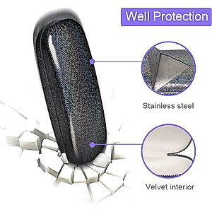 ZONLY Eyeglasses Case,(4 Piece) Unisex Hard Shell Eyeglasses Cases Protective Case For Glasse (Style A)