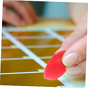 TEHAUX 5pcs Scratch Tickets Scrapers Hanging Craper for Cards Scraper Key Chain Tool Scraper for Pottery Tickets Scraper Keychain Cards Scraper Lucky Stock Plastic