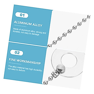 Mikinona Drum Extension Chain Drum Cymbal Sustainer Drum Kit Ride Cymbal Alloy Cymbal Chain Jazz