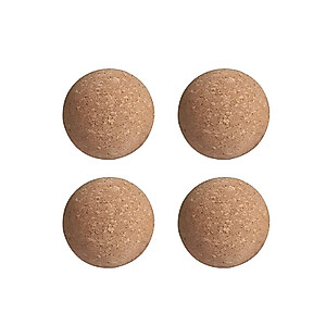 4 Pieces Wine Cork Ball Wooden Cork Ball Stopper for Wine Decanter Carafe Bottle Replacement (2.4 Inch/ 6.1 cm)