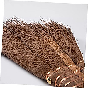 SOESFOUFU Household Cleaner Small Natural Whisk Broom Mini Whisk Sweeping Whisk Hand Broom Small Whisk Broom Household Brooms Mini Broom Mini Straw Broom Desktop Cleaning Tools Wooden