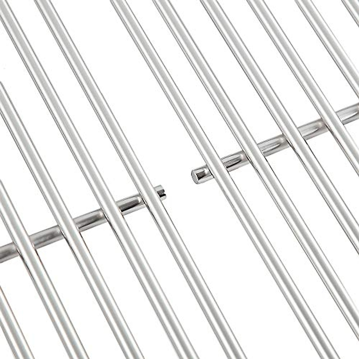 17 3/8" Cooking Grid Grates for Broil King Baron 320, 340, 420, 440, 490, Huntington 2122-64 2122-67 6020-54 6020-57 6020-64 6020-67 6023-89, Sterling 5020-54, Broil-Mate Grill, Stainless Steel, 4PCS