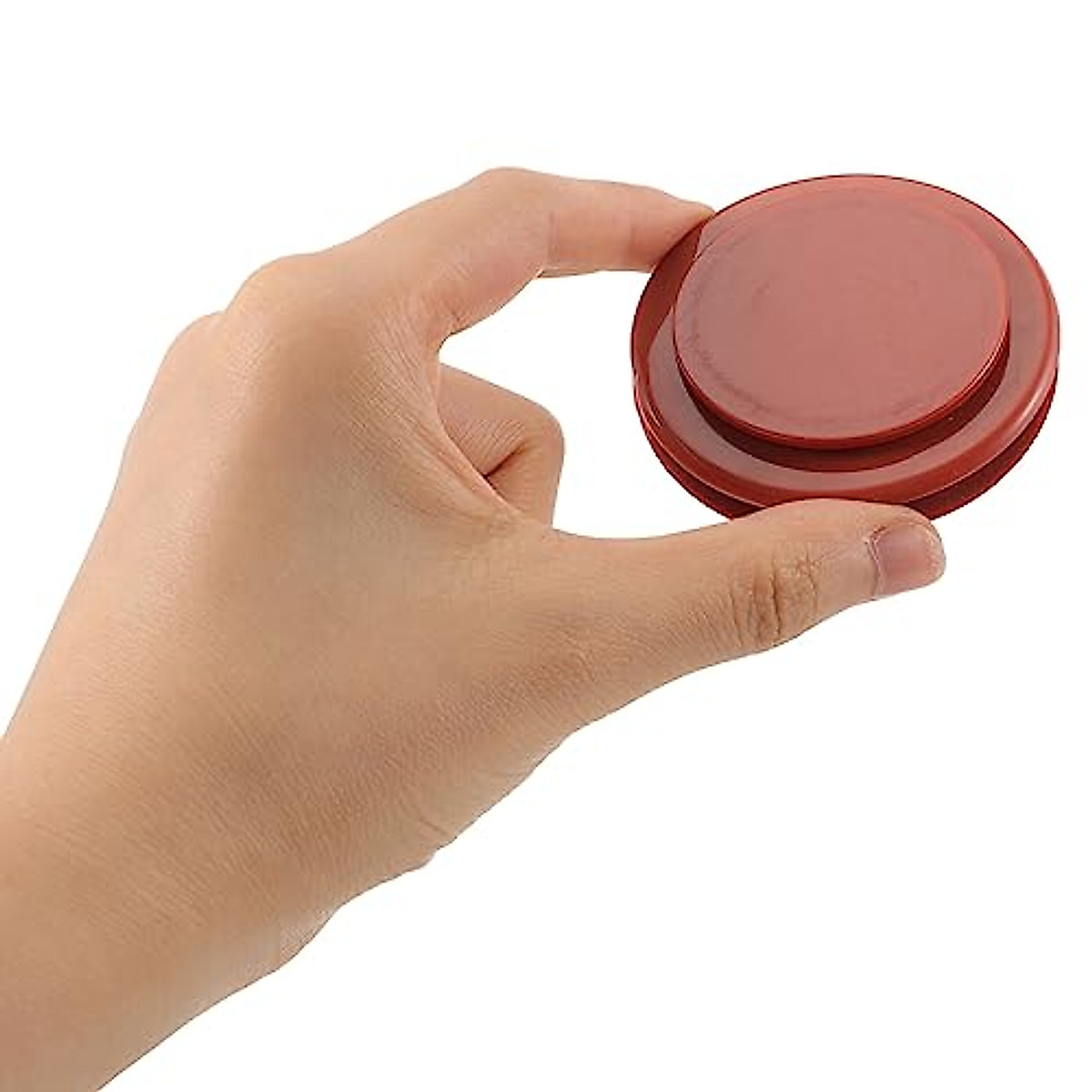 Happyyami 2Pcs Patio Table Umbrella Hole Ring Plug and Cap Set Patio Thicker Silicone Covers Kit Universal Fixation Rings for Glass Outdoors Patio Garden Table Deck Yard