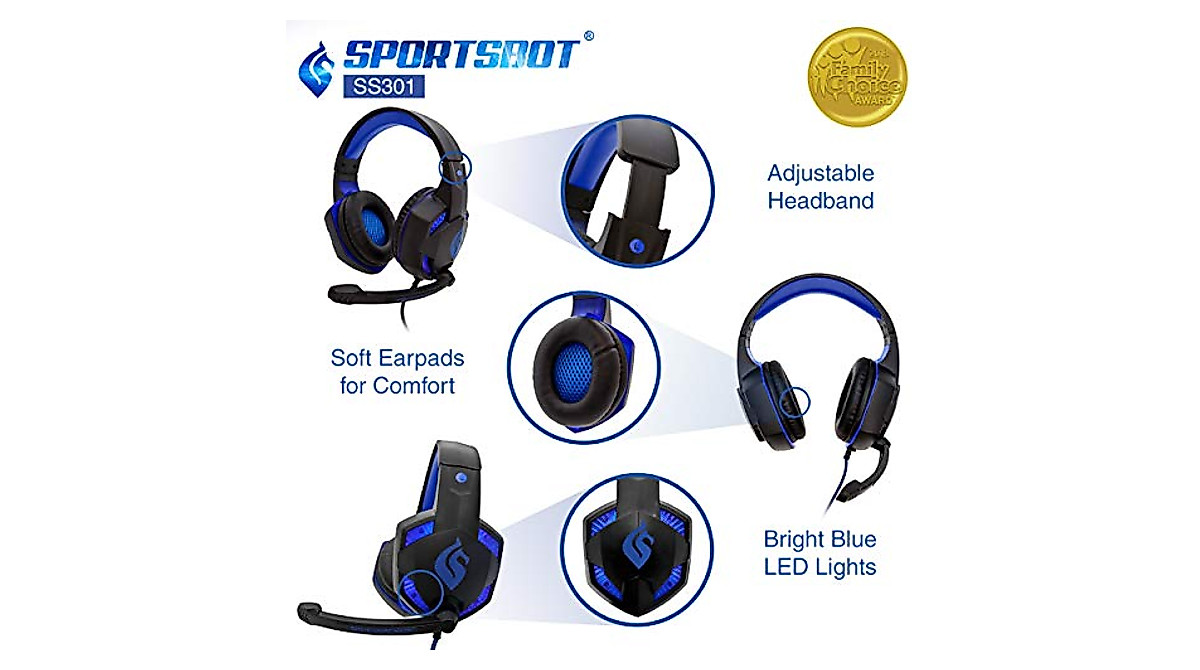SportsBot SS301 Gaming Headset & Combo Set