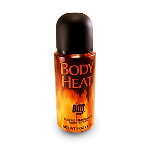 Parfums De Coeur Heat Sexy Fragrance Body Spray for Men, 4 Ounce