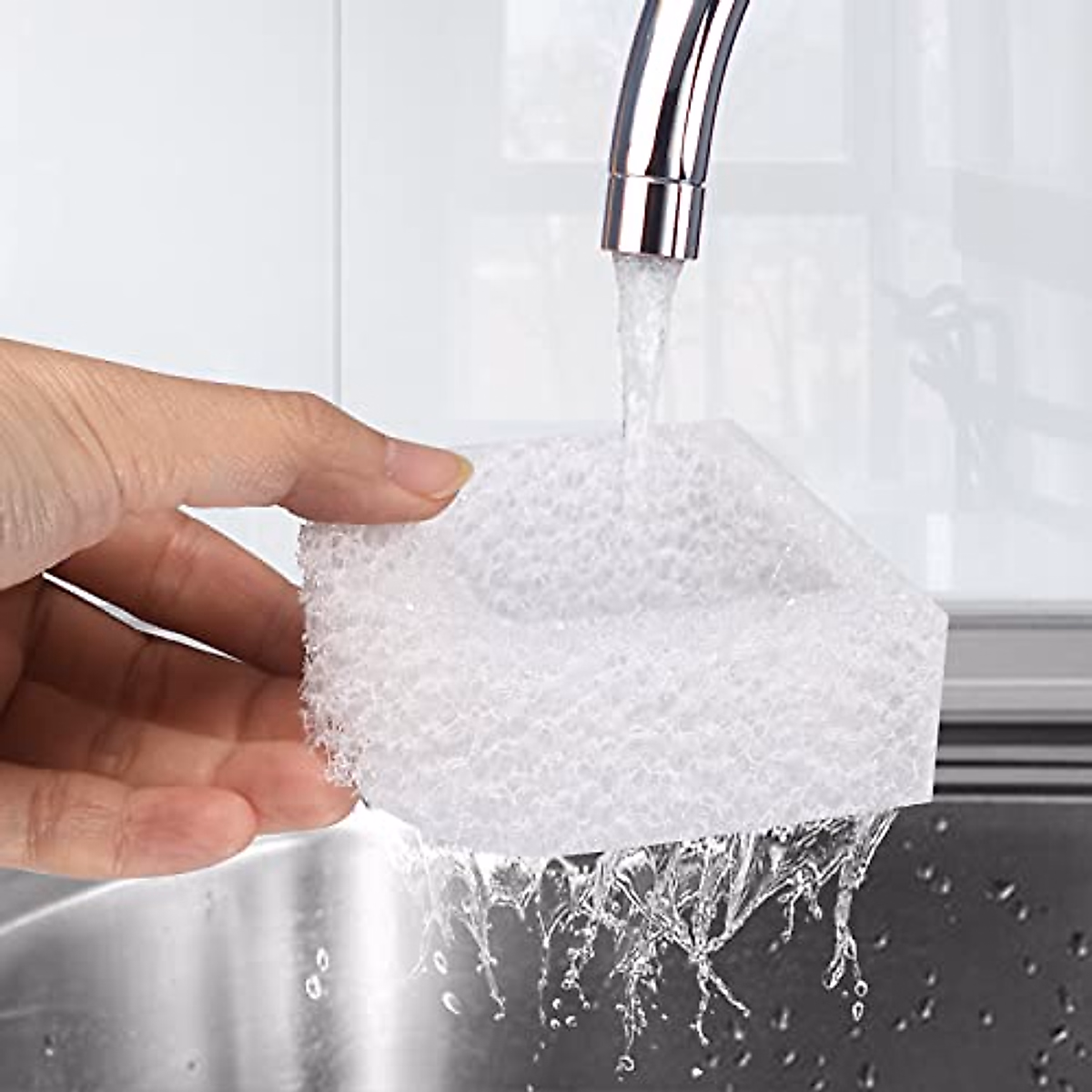 Cat Water Fountain Filters, 12 Pack Pet Fountain Replacement Foam Sponge Pre-Filters Fit for Multiple Ceramic and Stainless Steel Pet Fountains