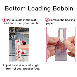 Guidelines4quilting Super Easy Seam Guide Setter, 4.75"X1.25"X.125"