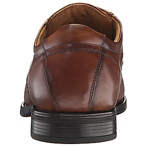 Florsheim Men's Medfield Plain Toe Oxford Dress Shoe, Cognac, 11 Wide