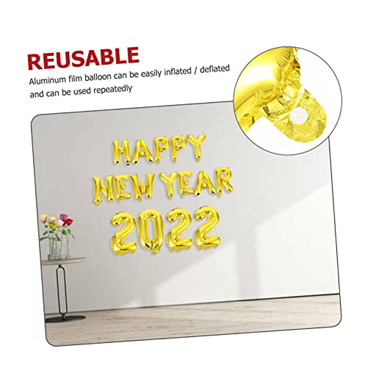 NOLITOY Christmas Decorations 1 Set balloon letter banner gold garland number ballons nativity decor streamers gold silver glitter transparent Party Supplies Party Decoration girl Gift