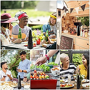 SUNPRO Fly Fans for Tables,2Packs Portable Table Fly Fan for Outdoor Indoor,Automatic Picnic Fan for Home Restaurant Barbecue Party