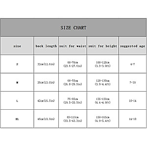 Kids Chest Armor Back Spine Chest Body Protector Motorcycle Motocross Protection Gear Guard Dirt Bike Riding Racing Vest for Child (M)