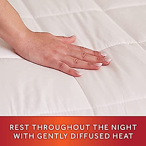 Sunbeam Luxury Quilted Electric Heated King Mattress Pad