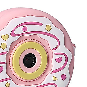 wendeekun X6 Children's Digital Camera, 2.4 Inch Portable Mini IPS Selfie Video, Kid's Toy Camera with Cartoon Soft Silicone Cover for Birthday Gifts