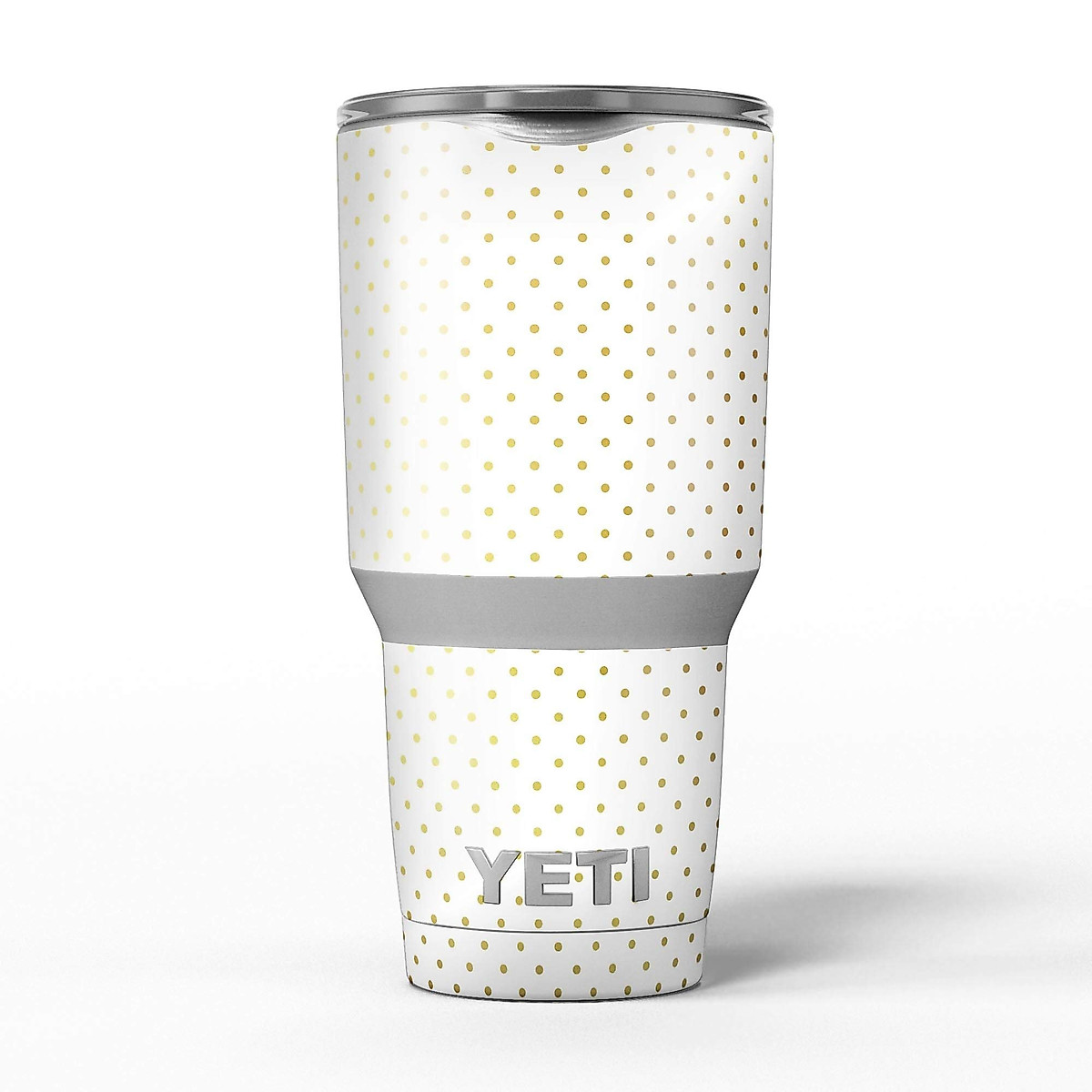 Design Skinz The Golden Micro Dot Pattern - Skin Decal Vinyl Wrap Kit Compatible with The Yeti Rambler Cooler Tumbler Cups