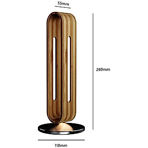 ANIIC Headset Stand Bamboo Wood Aluminum Headphone Stand Gaming Headset Earphone Rack Holder Headsets Storage Accessories Headphone Stand ( Color : Gris )