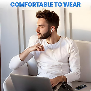 3 Pack USB C Headphones,Type C earbuds for iPhone 15 Pro Max/15 Pro/15,Compatible with Galaxy S23/S22/S21/S20, USB C jack devices,In-ear headphone Controls with Microphone and Remote Noise Canceling